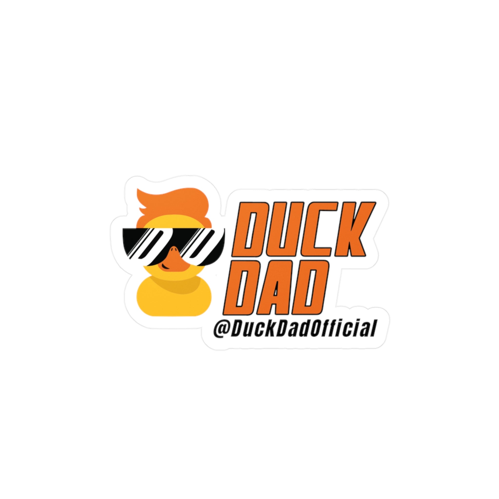Duck Dad Logo Vinyl Decal – Duck Dad Official