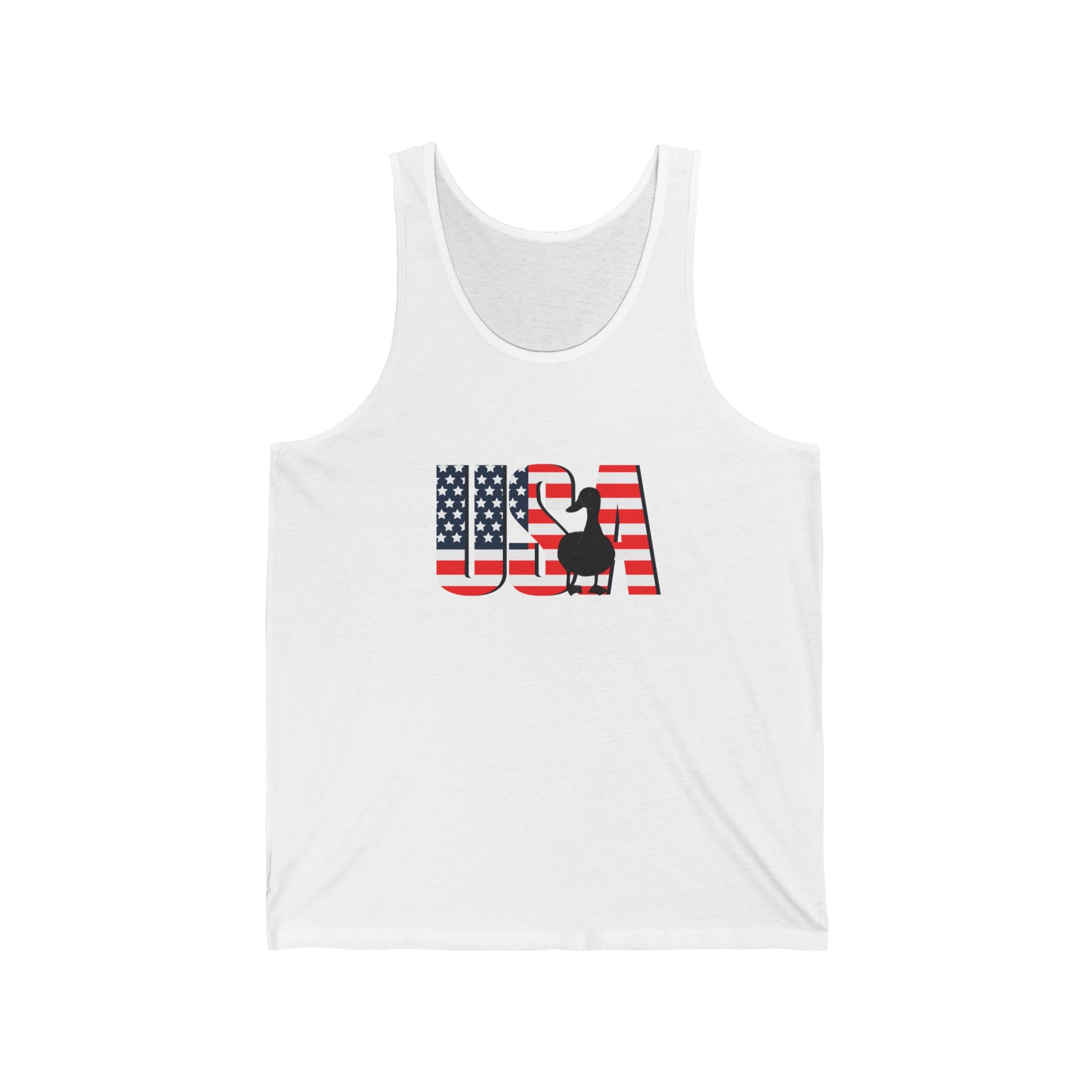 U.S.A. Flag Duck Tank – Duck Dad Official